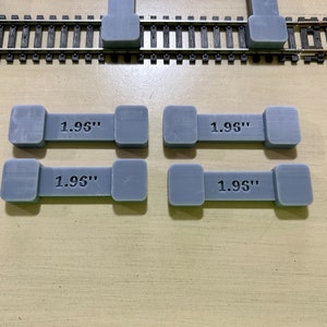 HO Scale Parallel Train Track Laying Spacer Tool SET of 4 - Etsy