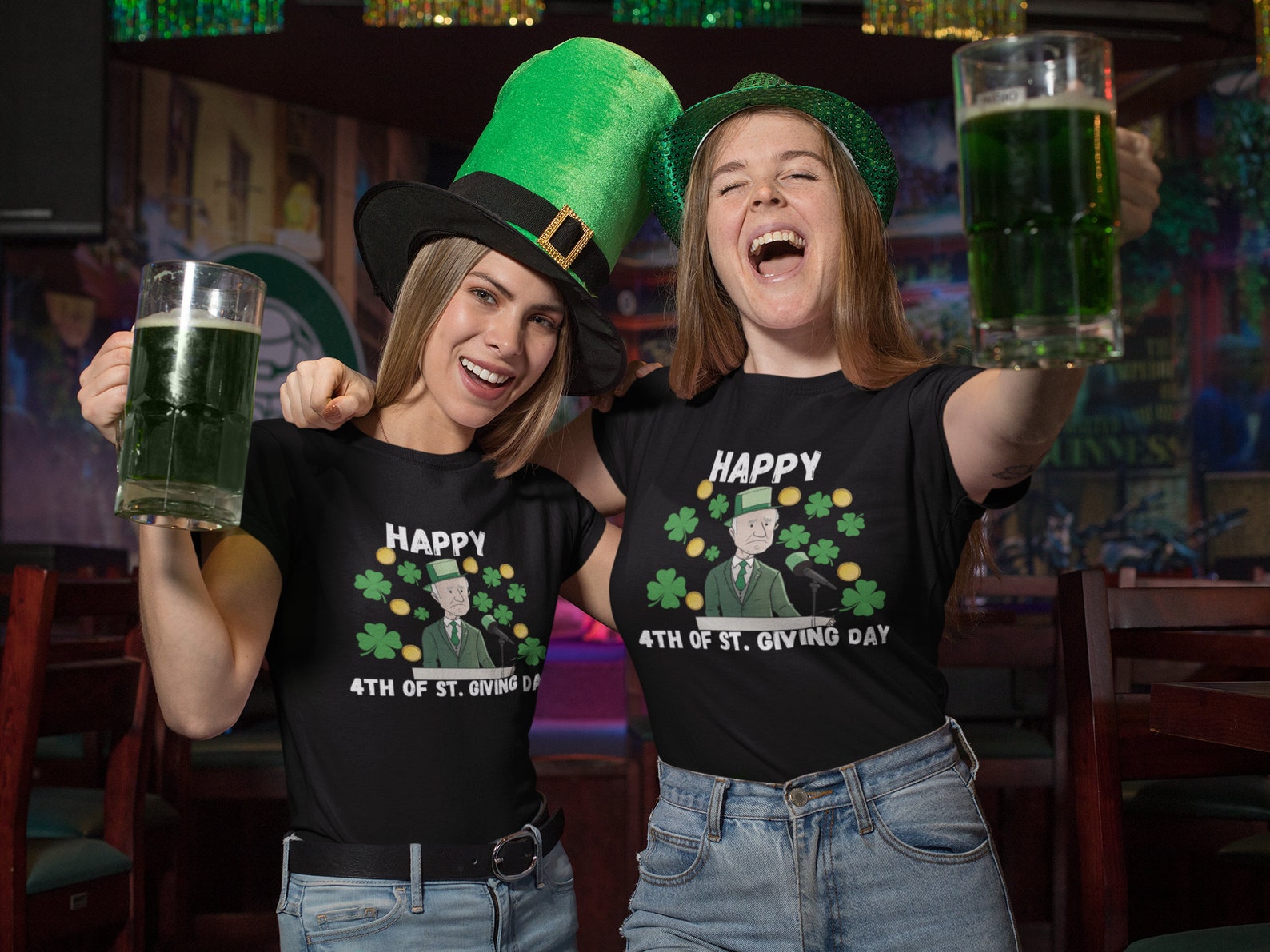 Confused Joe Biden Shirt St. Patrick's Day , Funny St. Patrick Unisex ...