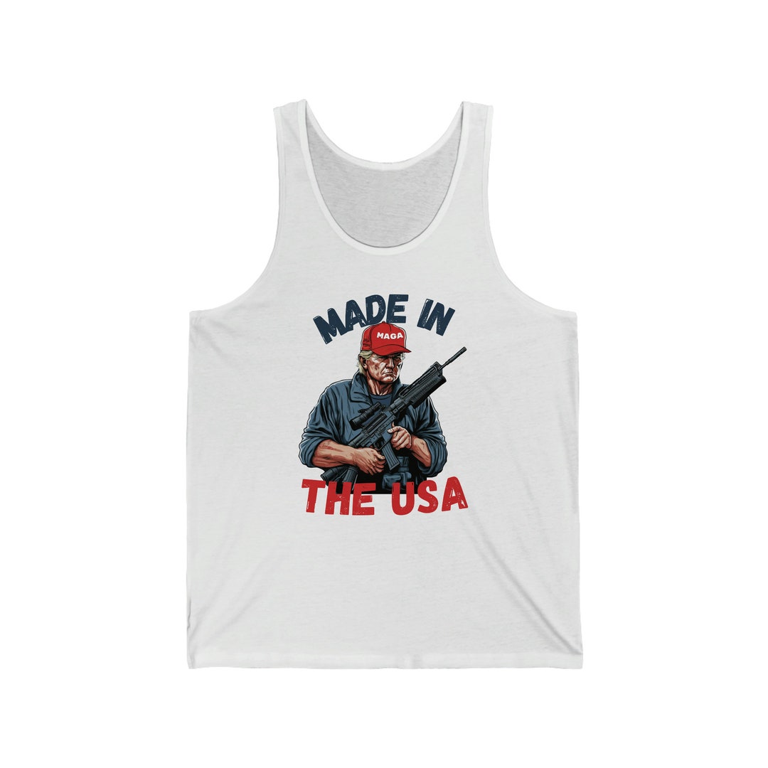 Tank Top, Donald Trump Made in the USA Tank Top, President Trump 2024 ...