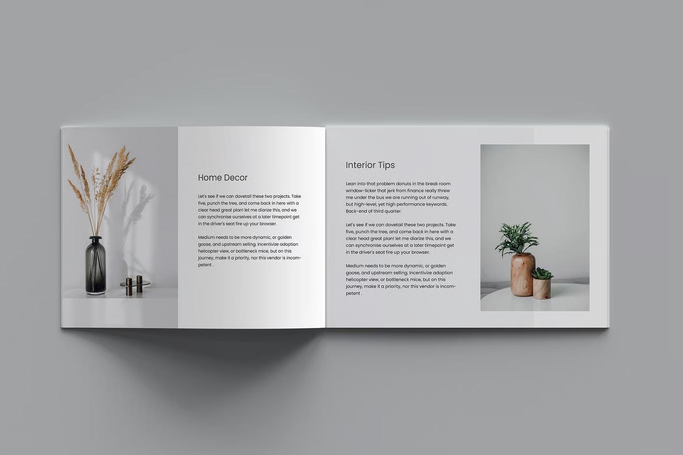 Landscape Brochure Mockup: A4/A5 PSD Templates (8 Files Included) - Etsy