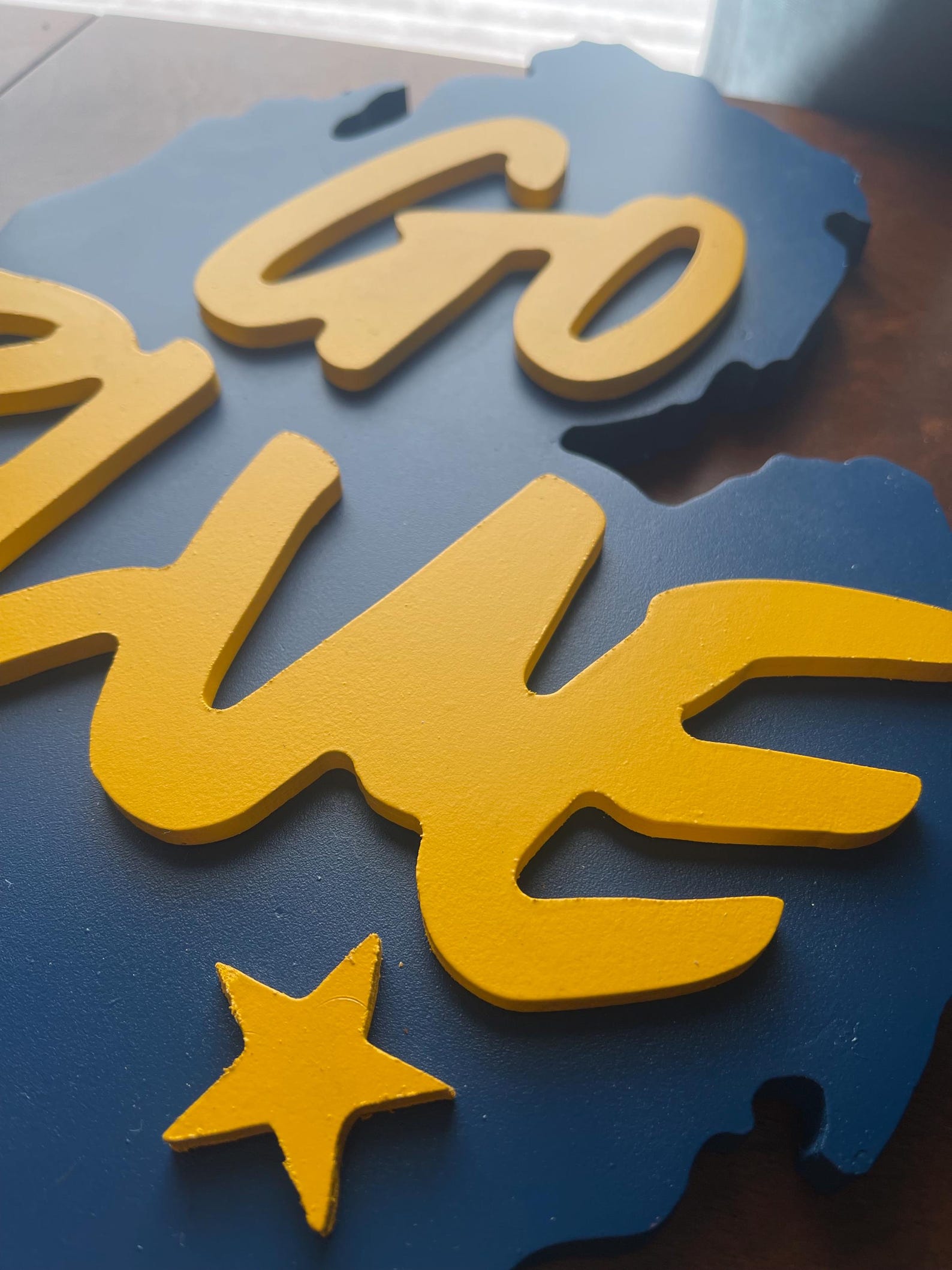 Michigan - Go Blue Sign - Etsy