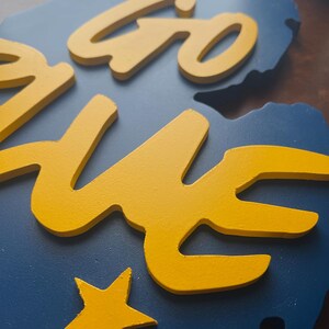 Michigan - Go Blue Sign - Etsy