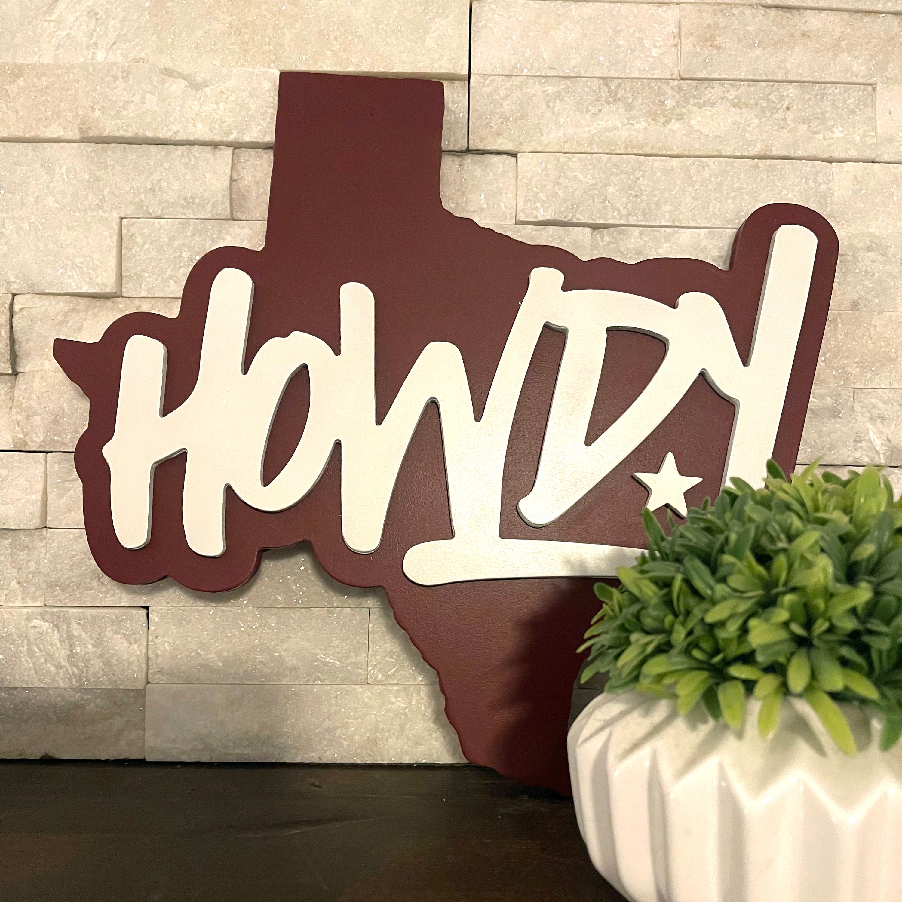 Texas A&M Howdy Sign - Etsy