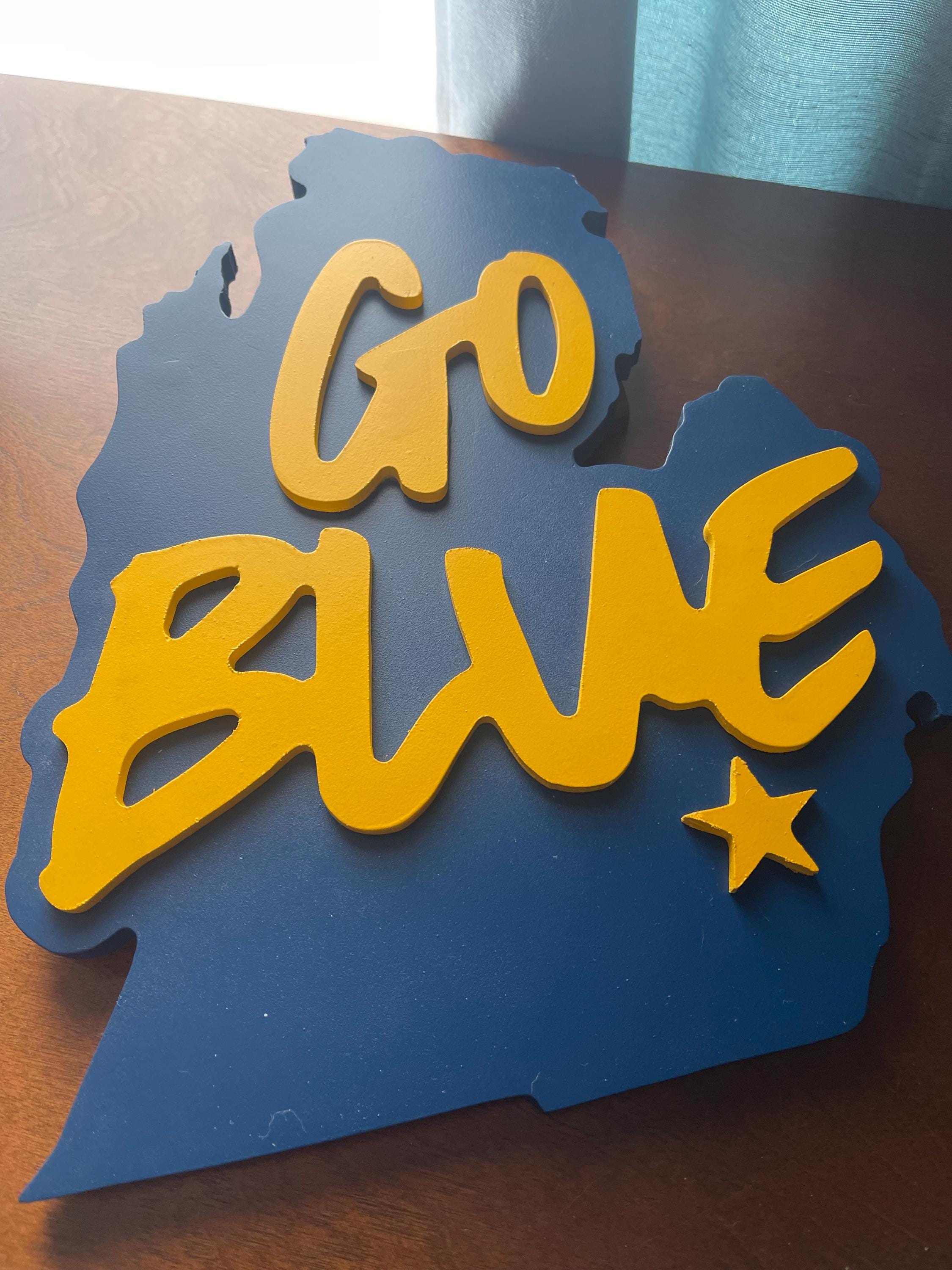 Michigan - Go Blue Sign - Etsy