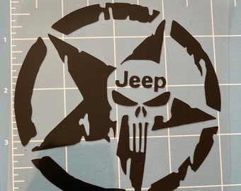 Jeep Star Decal Sticker More Color & Size Options - Etsy