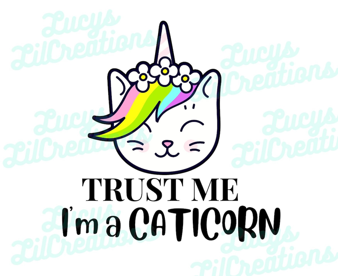 I'm A CATICORN Svg-cat Svg-colorful Cats Svg- Unicorns Svg - Etsy