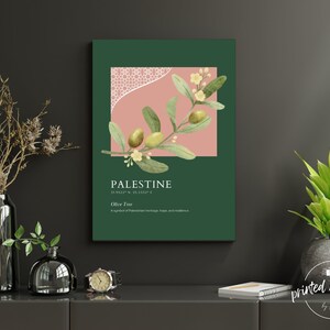 Palestine Poster / Olive Tree Palestine Print / Palestine Digital Art ...
