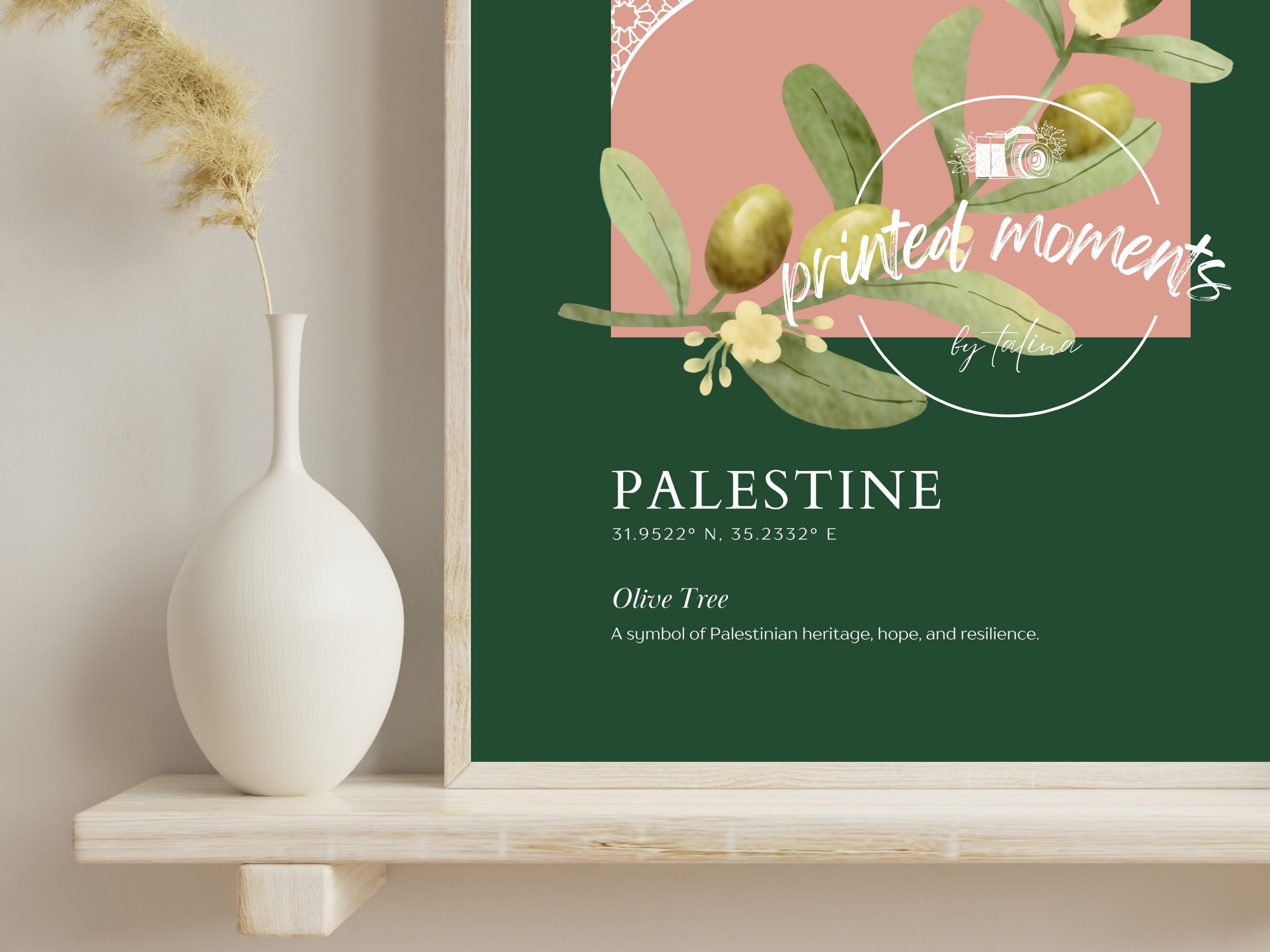 Palestine Poster / Olive Tree Palestine Print / Palestine Digital Art ...