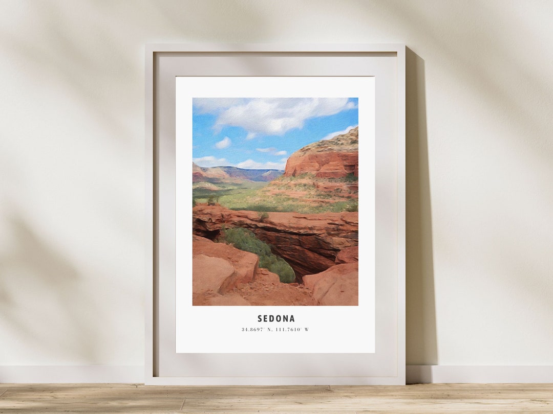 Devil's Bridge Sedona Poster / Sedona Print / Printable Wall Art for ...