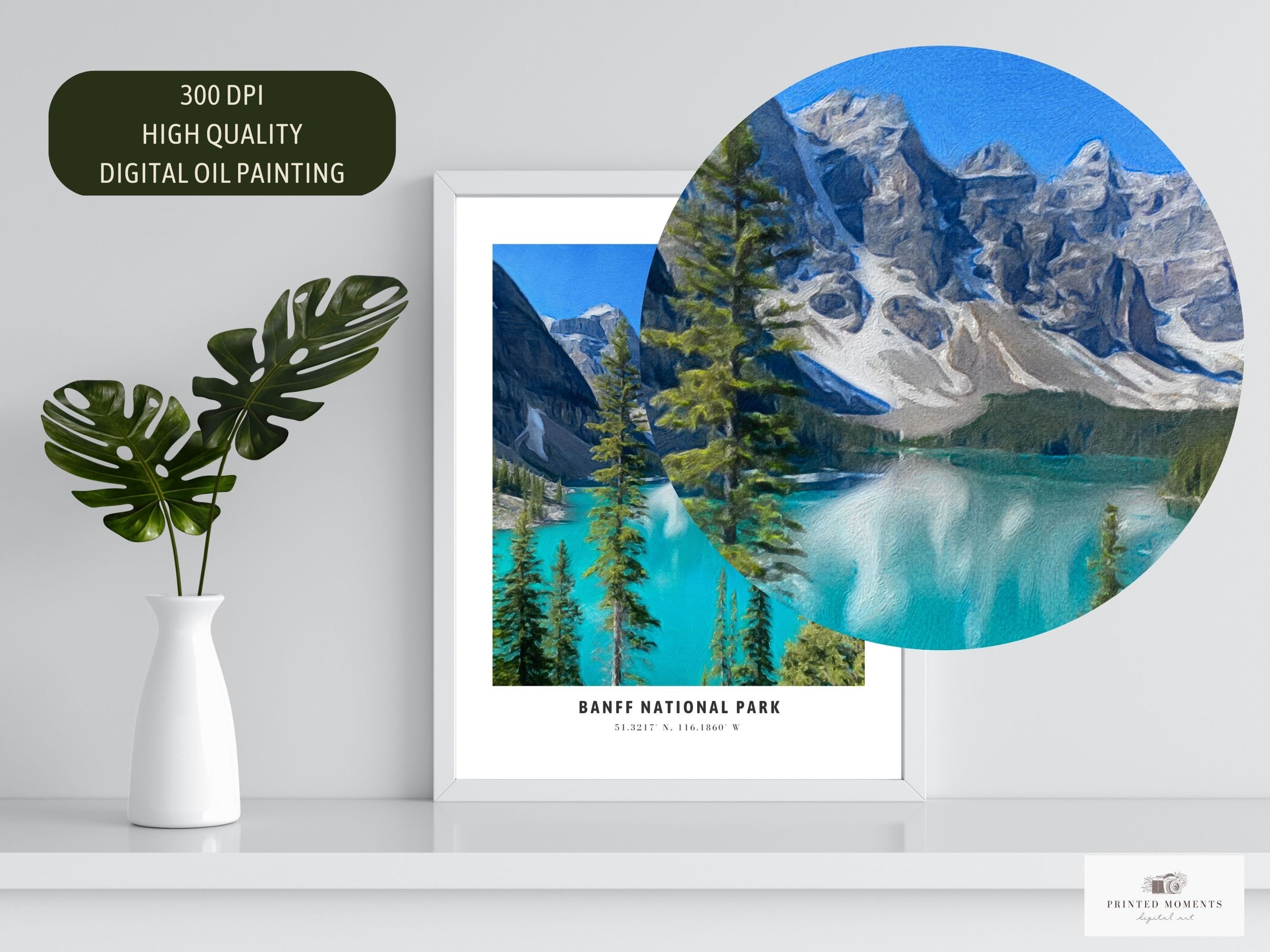 Banff National Park Poster / Banff Print / Printable Wall Art for Aesthetic Room Decor / Gallery ...