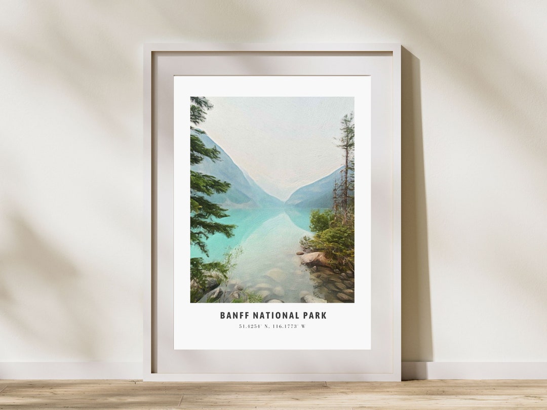 Banff National Park Poster / Lake Louise Poster / Printable Wall Art ...