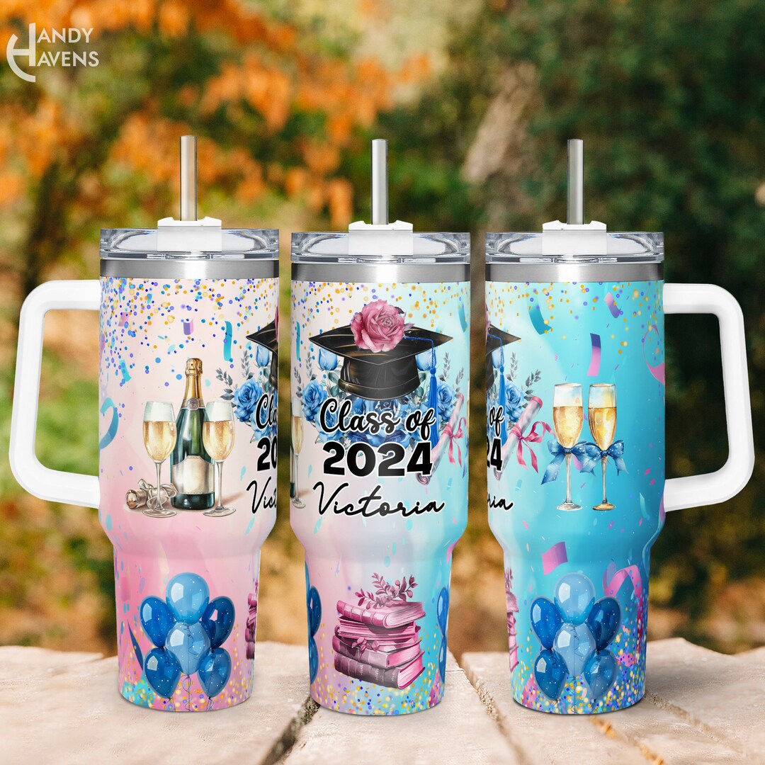 Graduation Tumbler 40oz, Graduation Gift, Gift for Class of 2024 ...