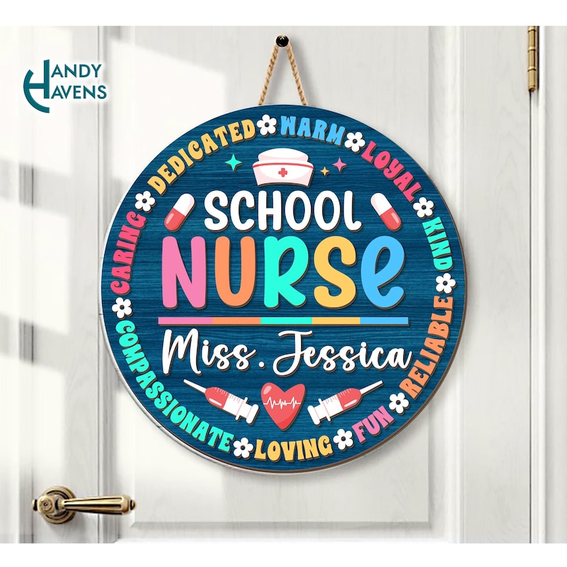 School Nurse Signs - Etsy