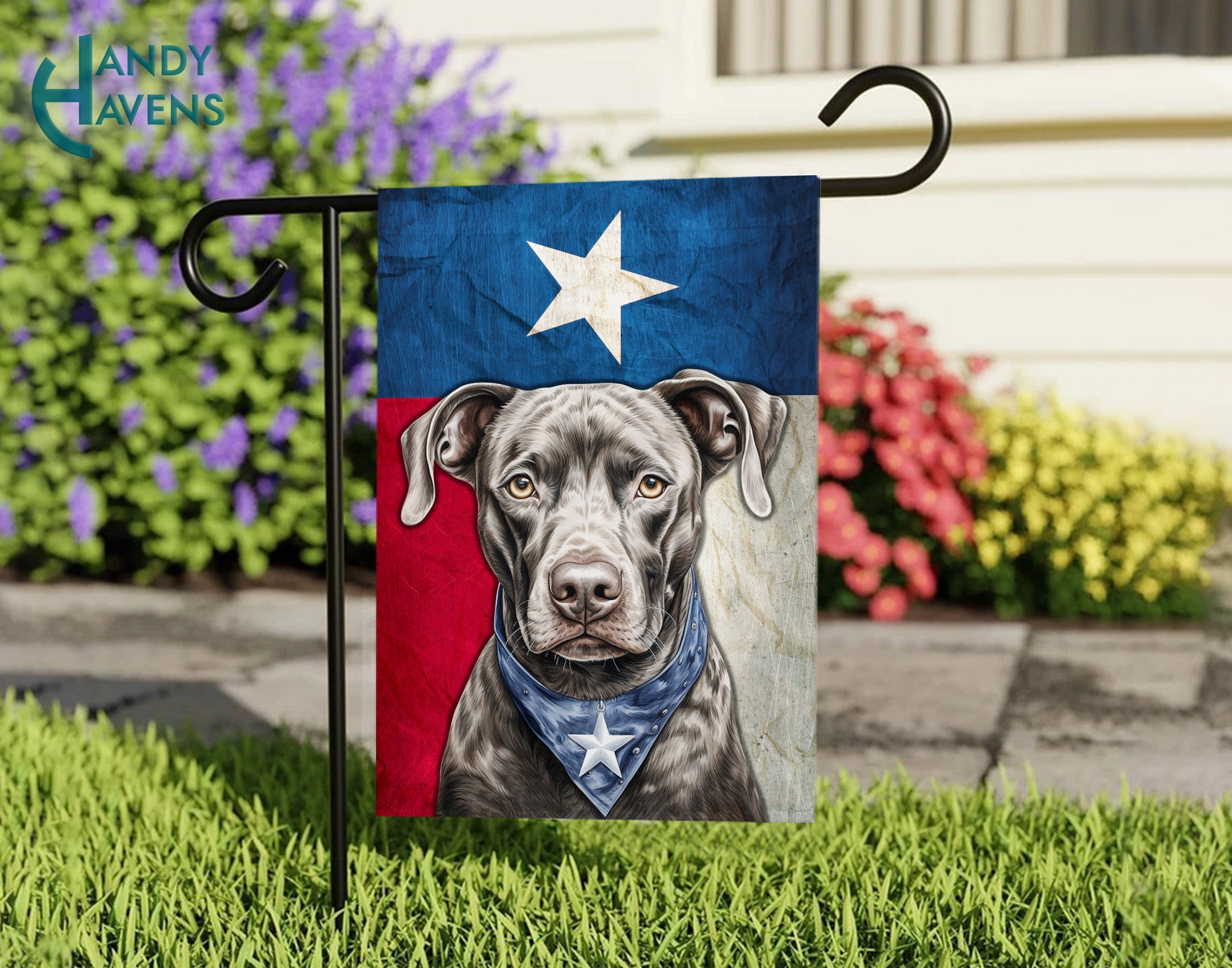Blue Lacy Texas Flag, Blue Lacy Dog Garden Flag, Texas Flag, U.S States ...
