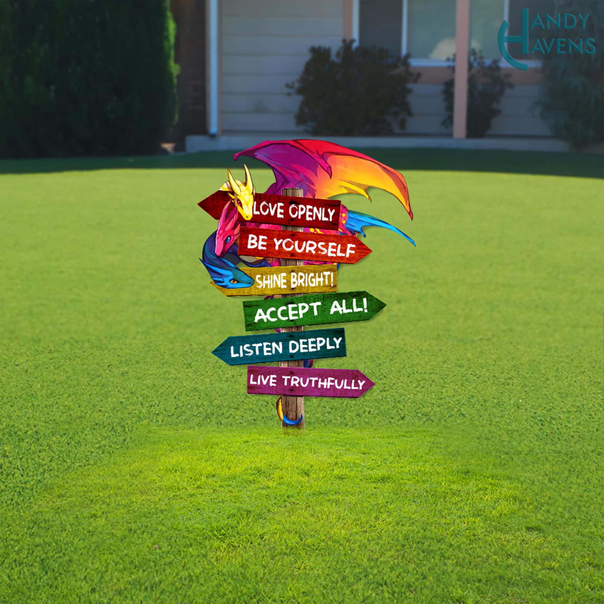 LGBT Garden Sign Equality Sign LGBTQ Progress Pride Sign - Etsy