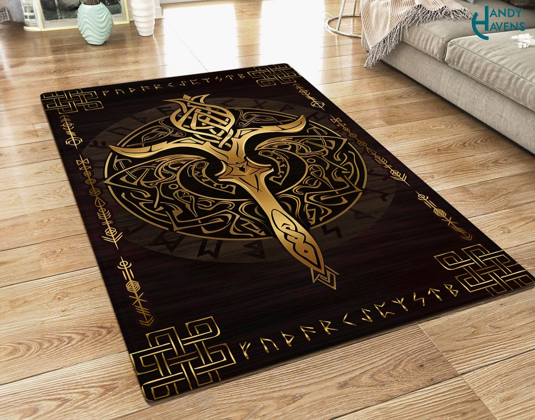 Viking Rug Viking Norse Gifts Gift for Nature Lovers - Etsy