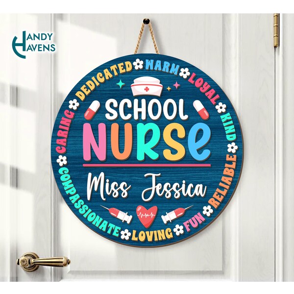 School Nurse Signs - Etsy