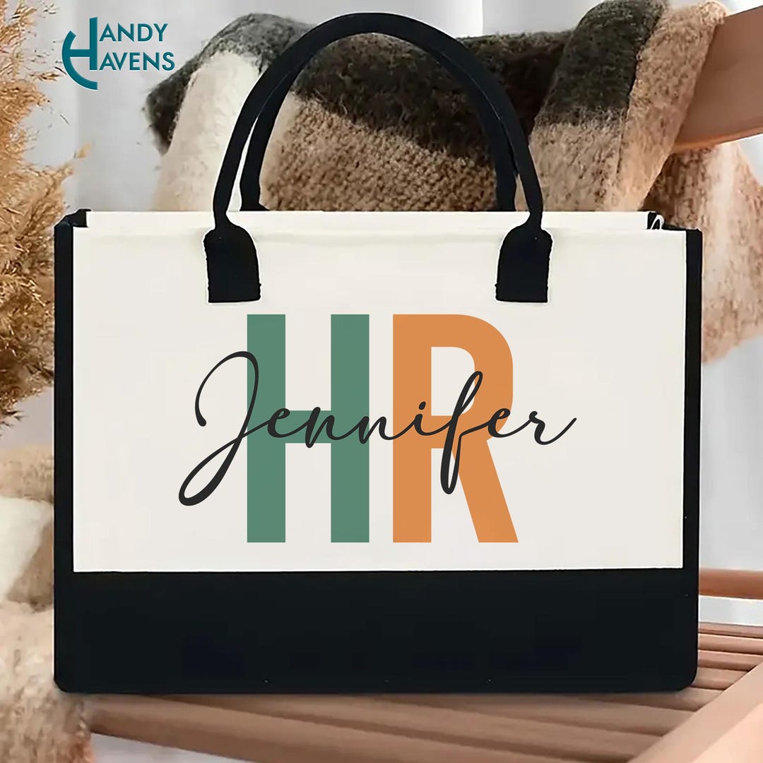 Personalized Human Resources Tote Bag, HR Gifts, Human Resources Bag ...