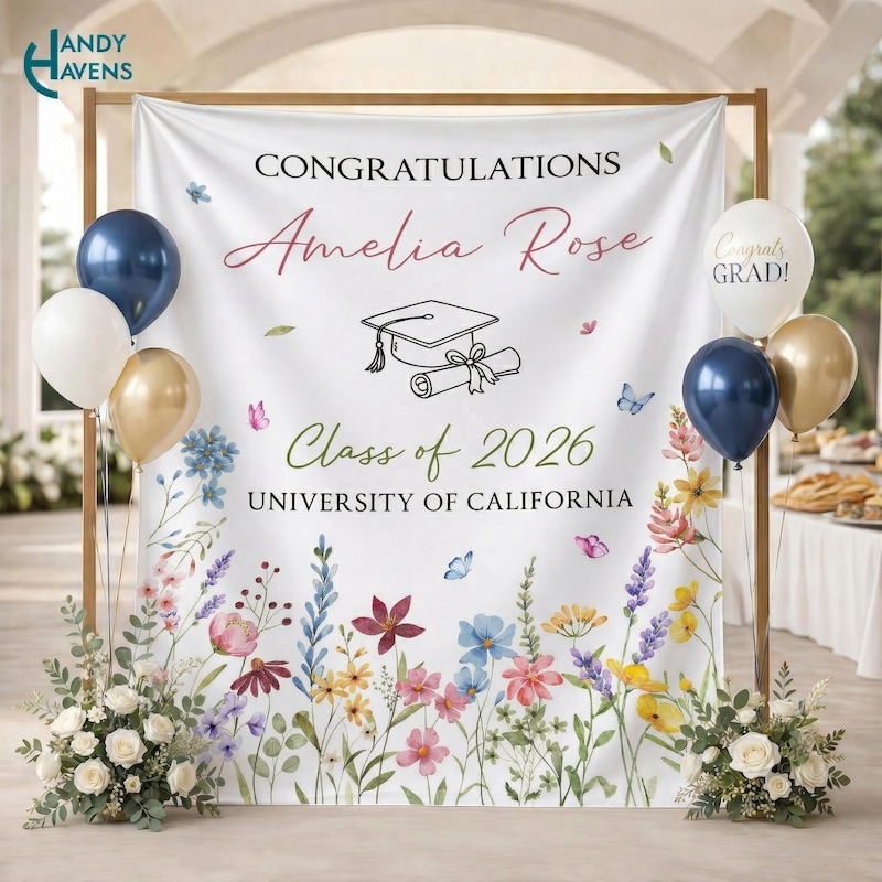 Wildflower Theme Graduation Party Decorations - Etsy