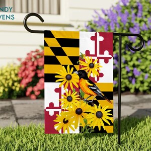 Maryland Flag, Black Eyed Susan Flag, Maryland Crab Flag, Home State ...