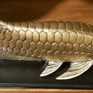 Arowana the Spiritual Fish Statue Feng Shui Golden Fish ,man Cave ...