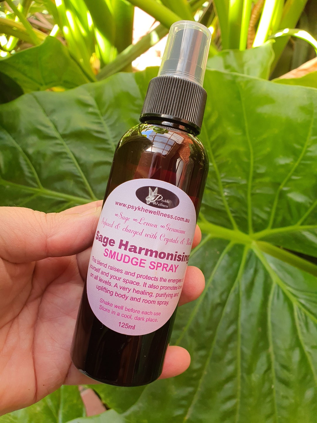 Sage Harmonising Smudge Spray 100% Pure/natural Essential - Etsy