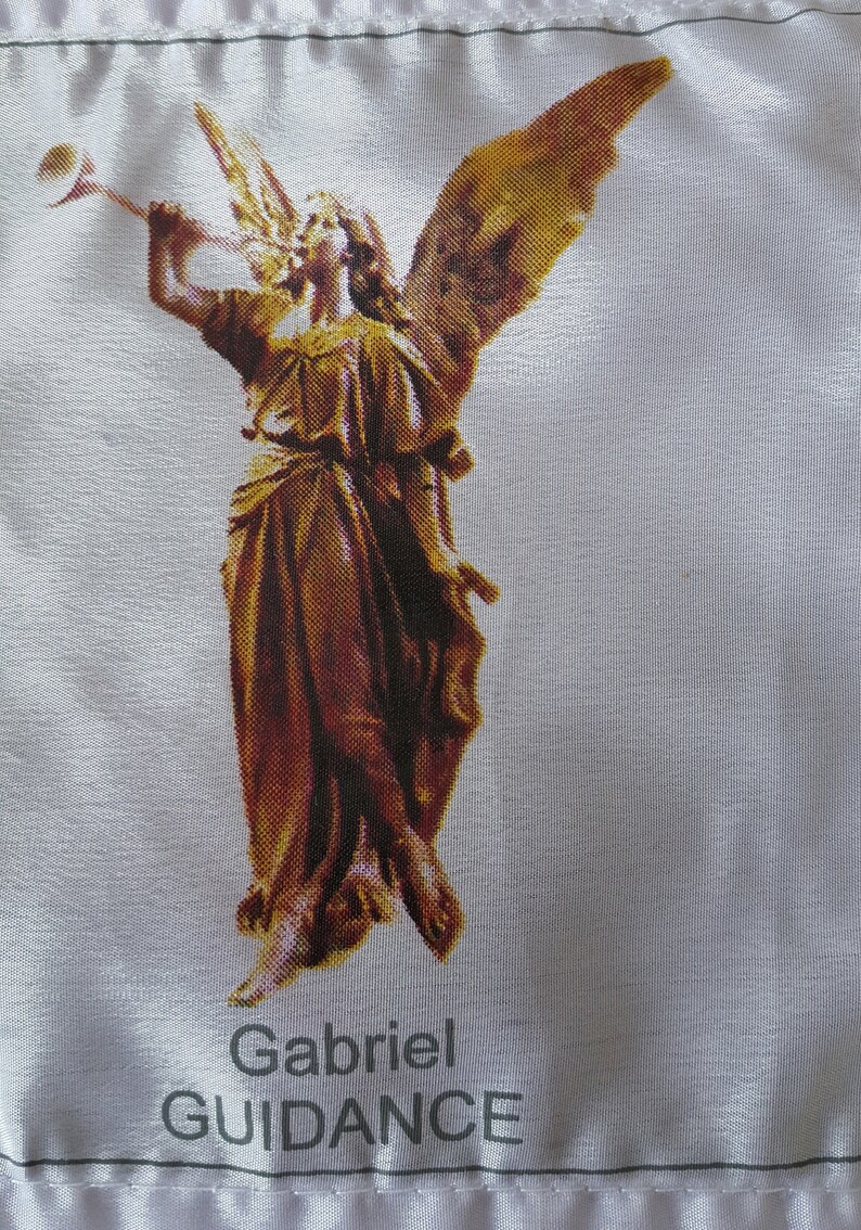 White Silk Archangel Flags: Spiritual Decor, Set of 10 - Etsy