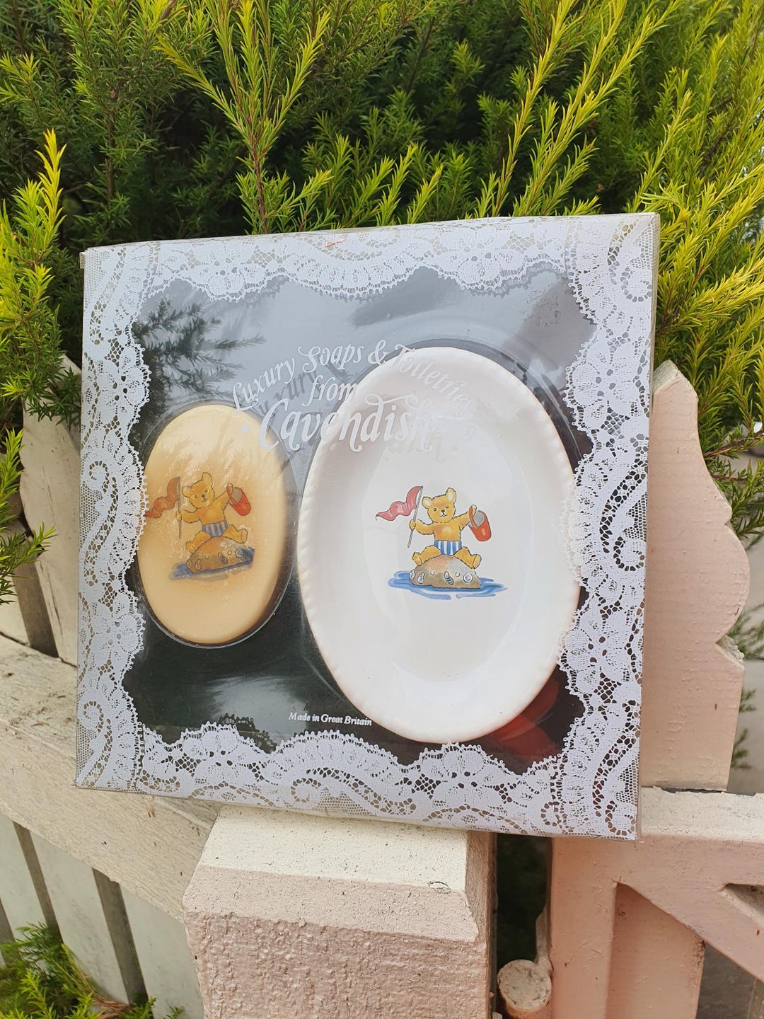 Vintage Cavendish Bear Soap and Trinket Dish Set – Britain NOS ! - Etsy