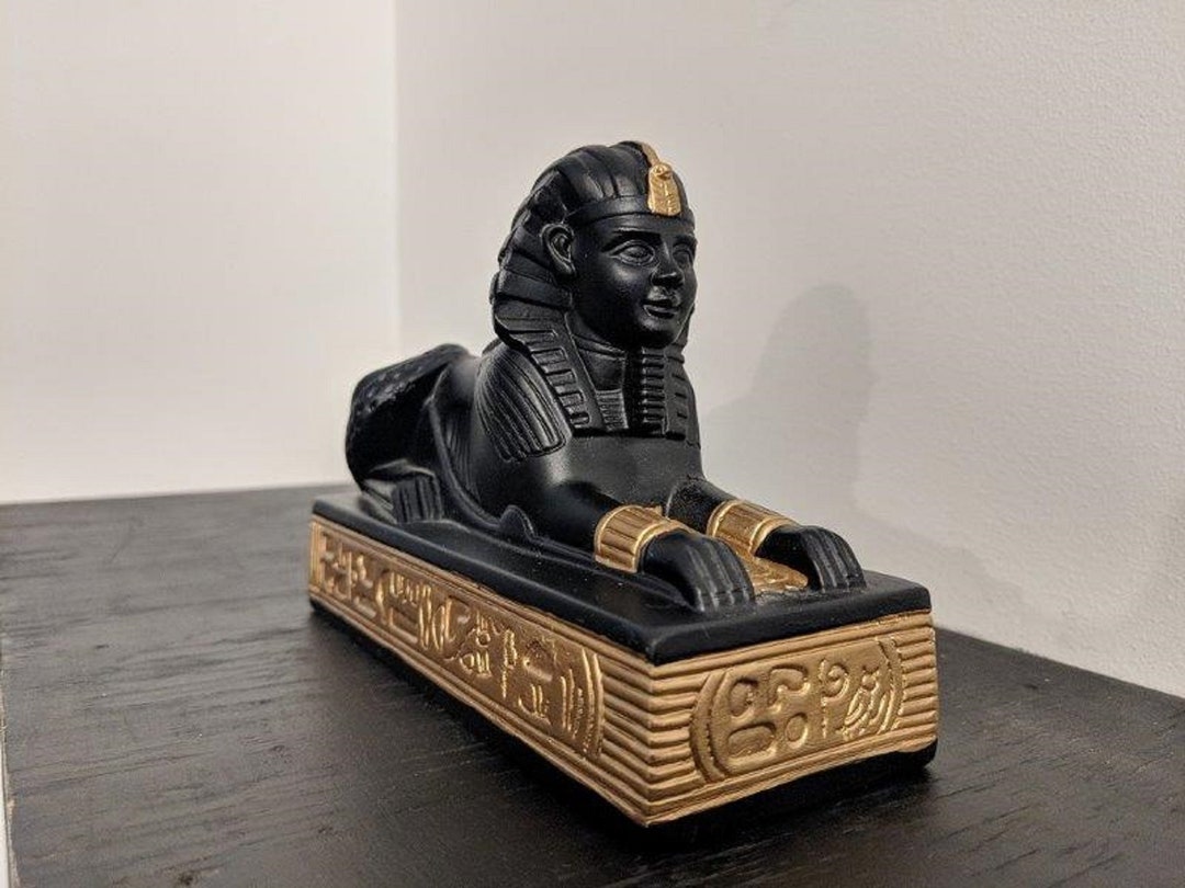 Egyptian Sphinx Statue of Spiritual Significance, Animal & Man in Protection and Guardianship - Etsy