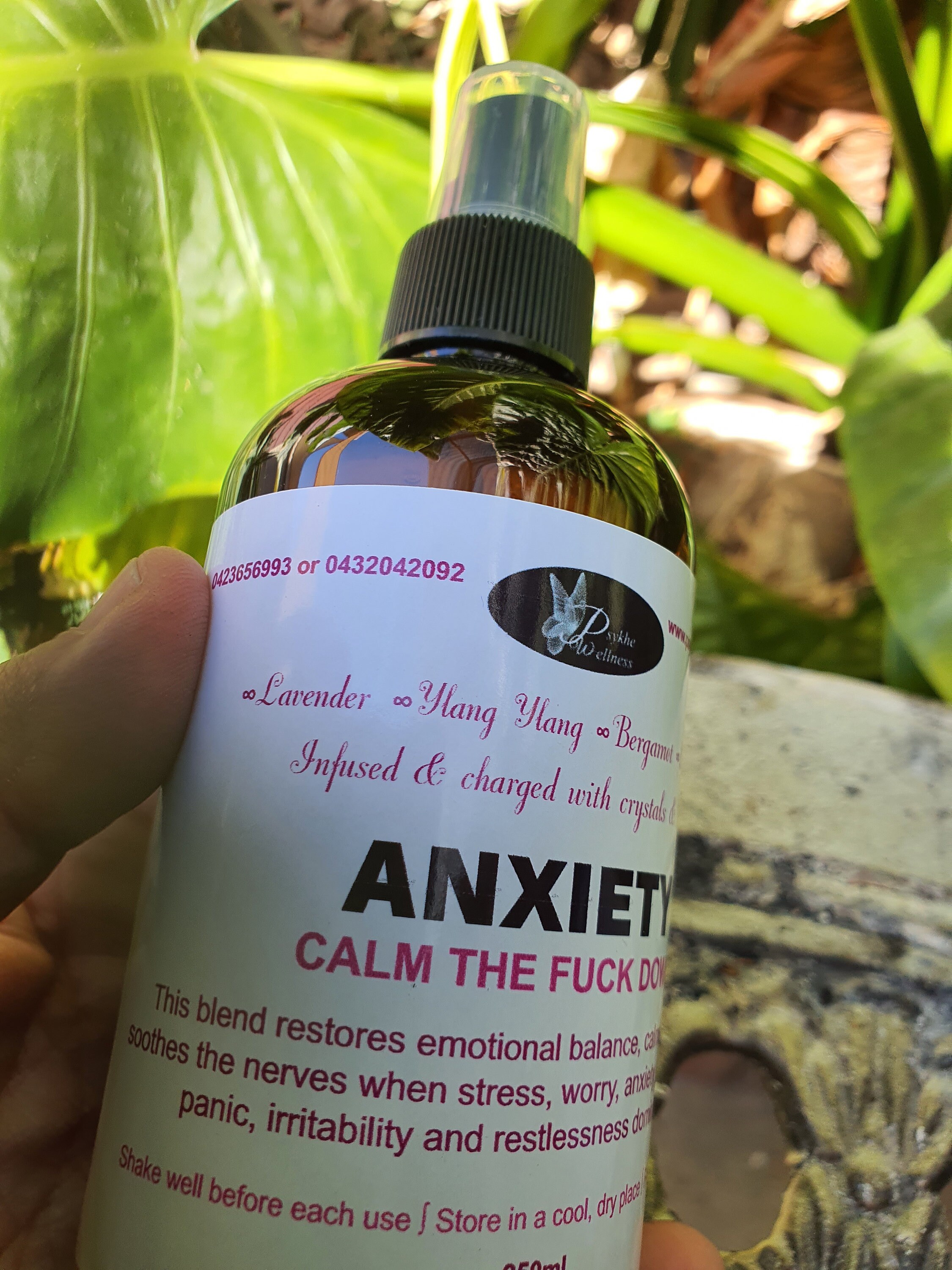 Anxiety Relief Spray Calm the Fuck Down, Restoring Emotional Balance ...
