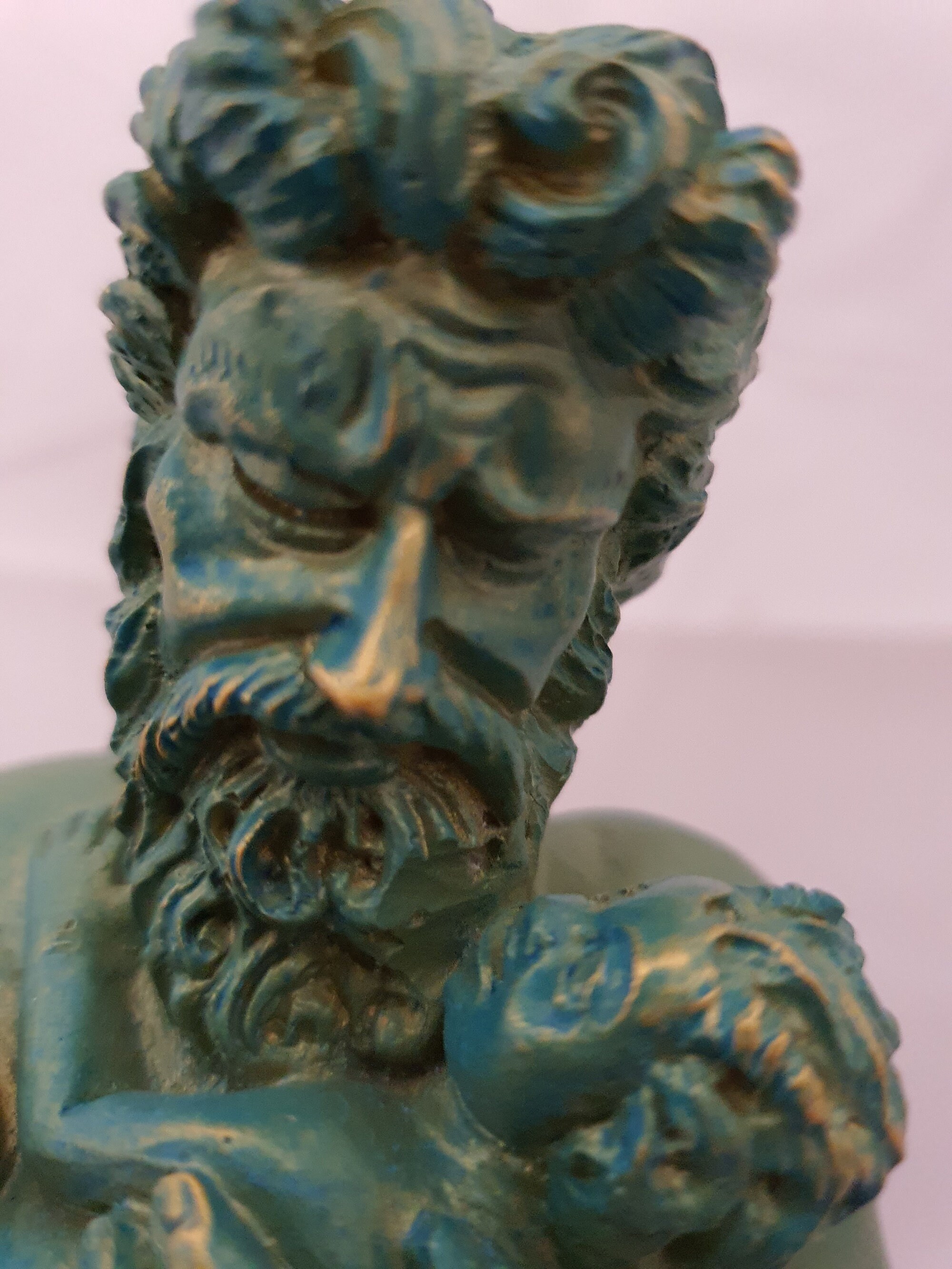 Silenus Holding Dionysus Statue Representing Father Hood & Child ...