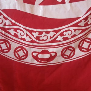 Linen Cloth Feng Shui Symbols of Prosperity, Wealth and Success. - Etsy