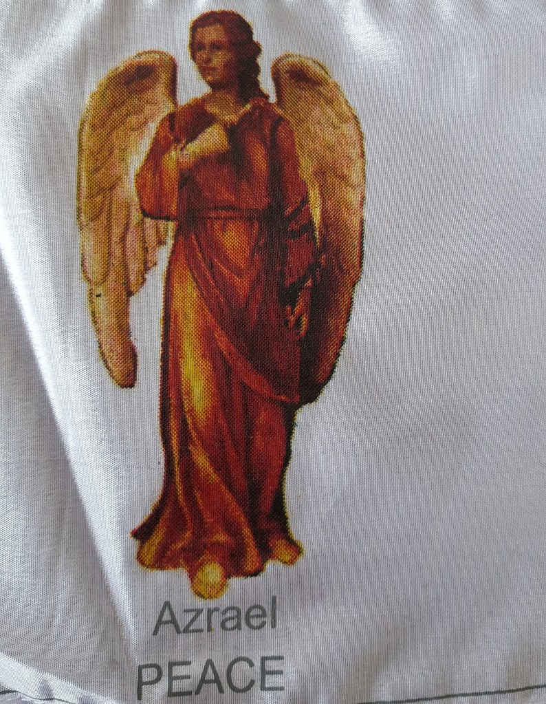 White Silk Archangel Flags: Spiritual Decor, Set of 10 - Etsy Australia