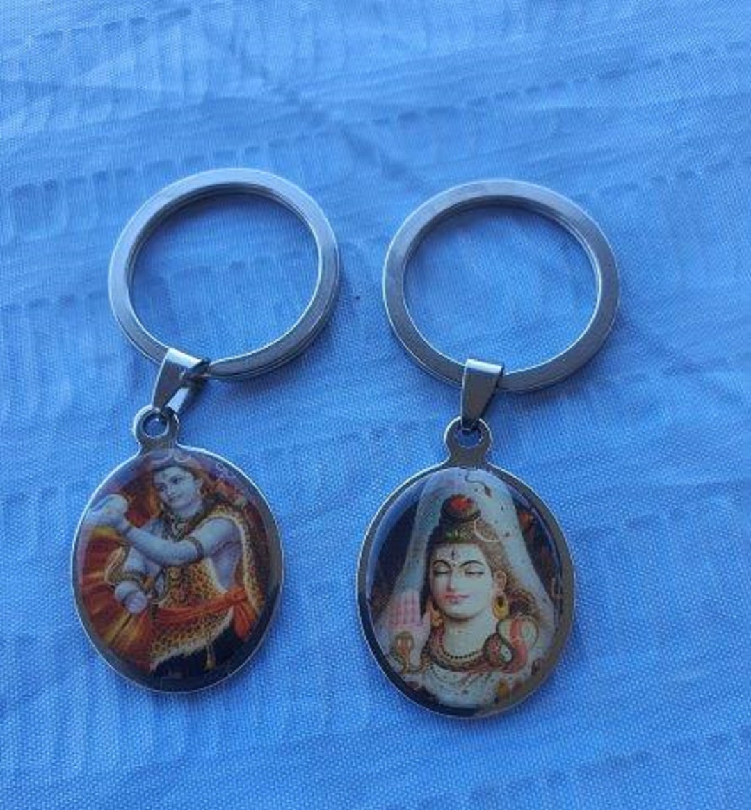 Lord Shiva Metal Key Rings Hindu God Giftware's Spiritual Gifts ...