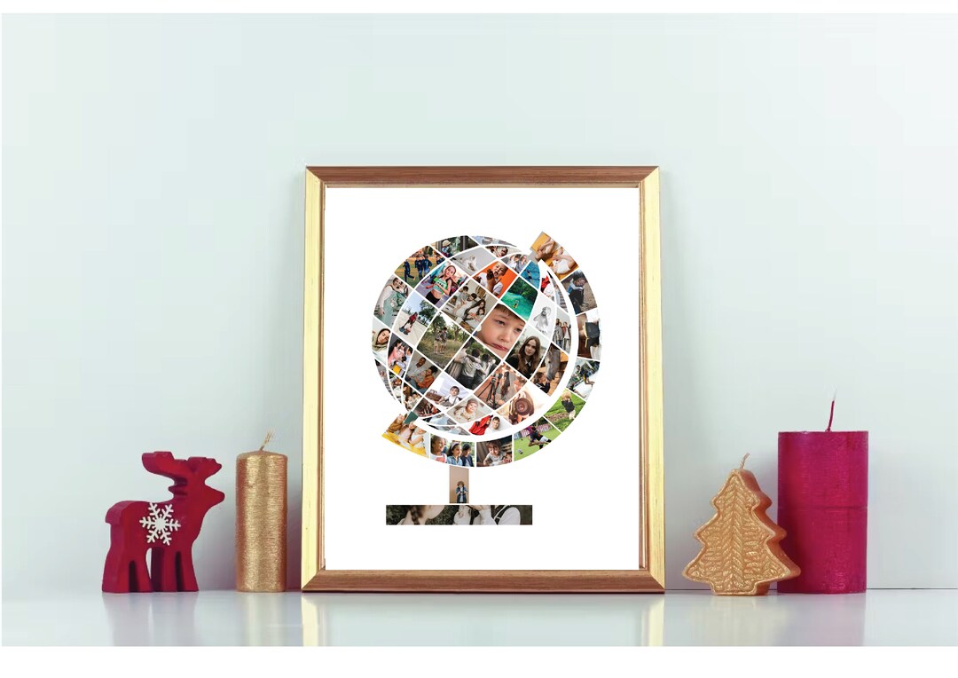 Travelling, Globe, Photo Collage Template - Etsy