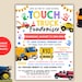 Touch a Truck Fundraiser Flyer: School Event Printable (digital ...