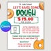 Donut Fundraiser Flyer Template, PTA School Fundraiser, Fundraiser ...