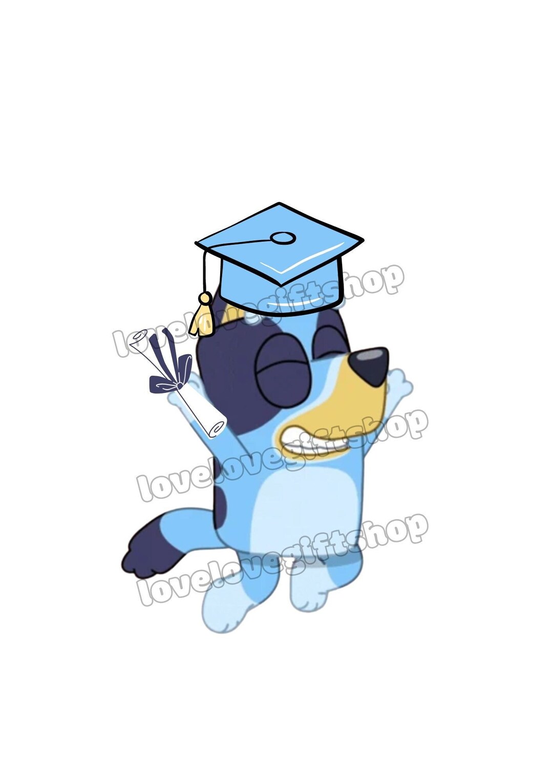 Bluey Graduation, PNG Instant Download - Etsy Australia