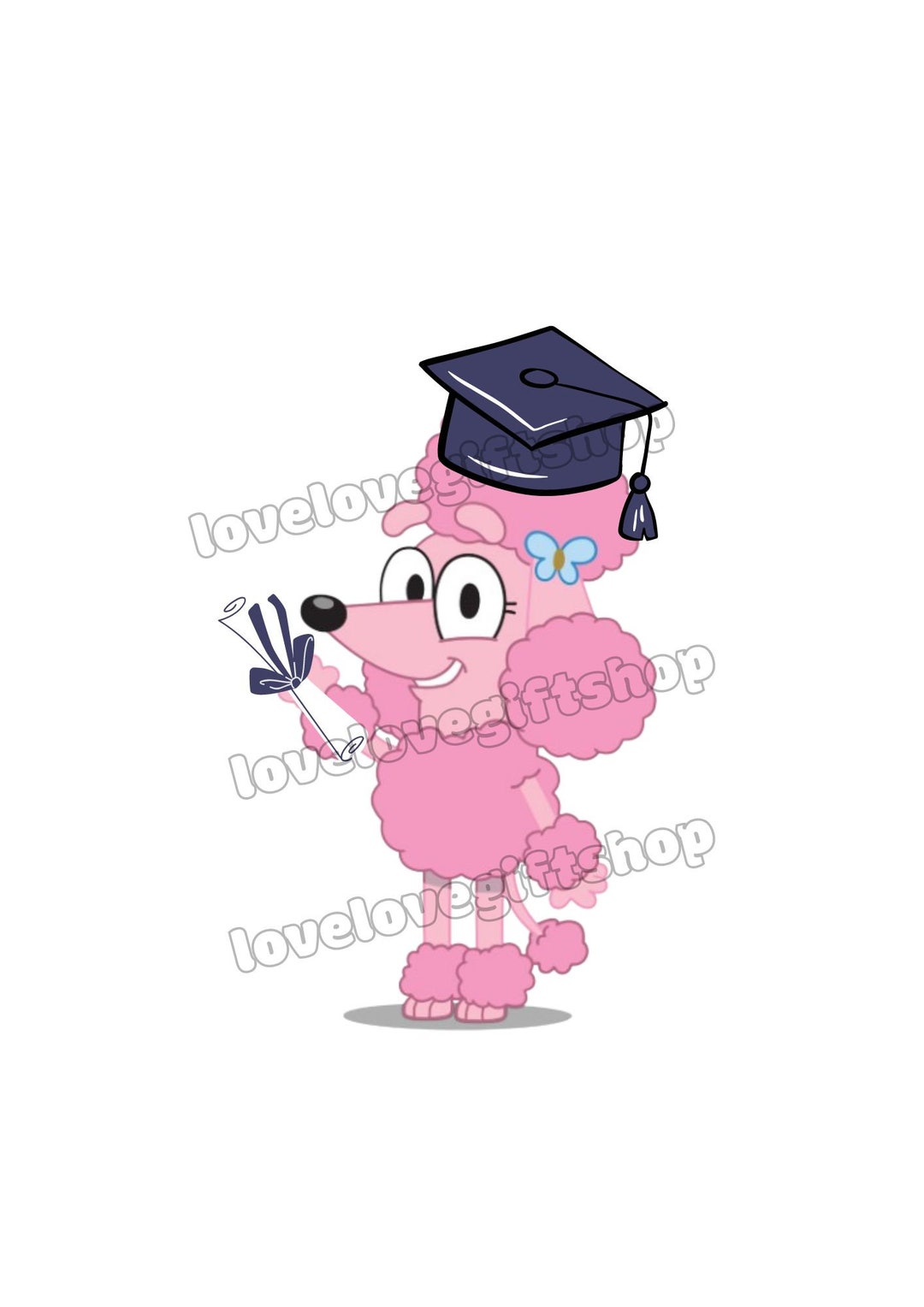 Bluey Coco Graduation PNG - Etsy