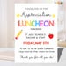 Editable Teacher Staff Appreciation Luncheon Invitation- Canva Template ...