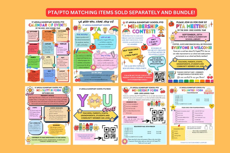 Editable Meet the PTA Board Flyer, Volunteer Board Template Flyer ...