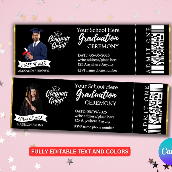 Graduation Ticket - Etsy