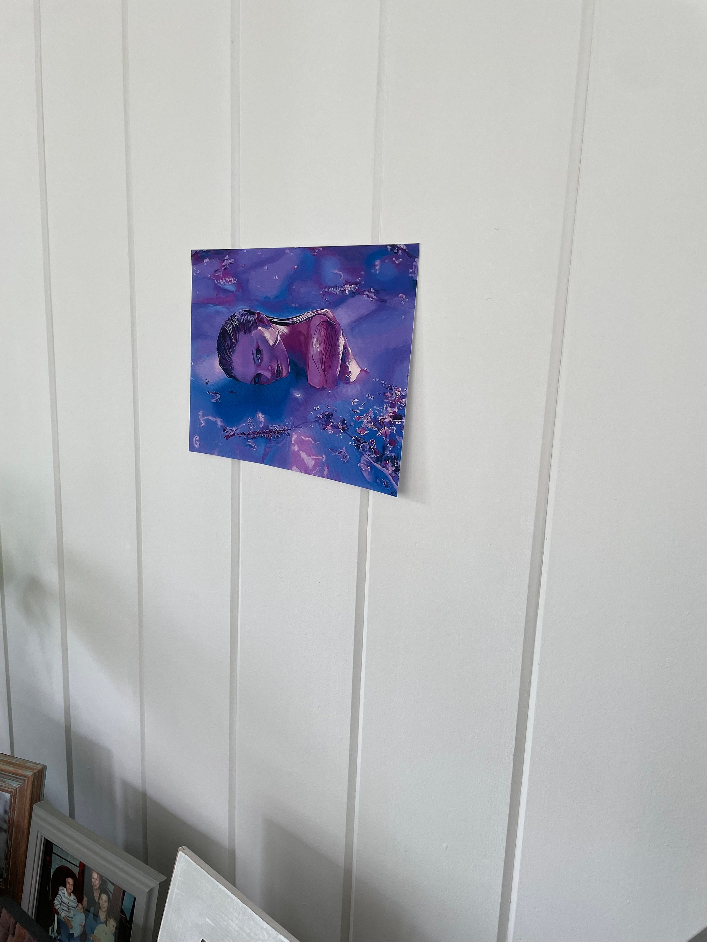 Lavender Haze Painting Print - Etsy