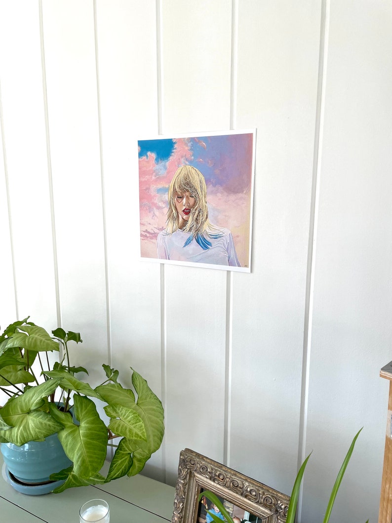 Lover Album Cover Painting Print - Etsy