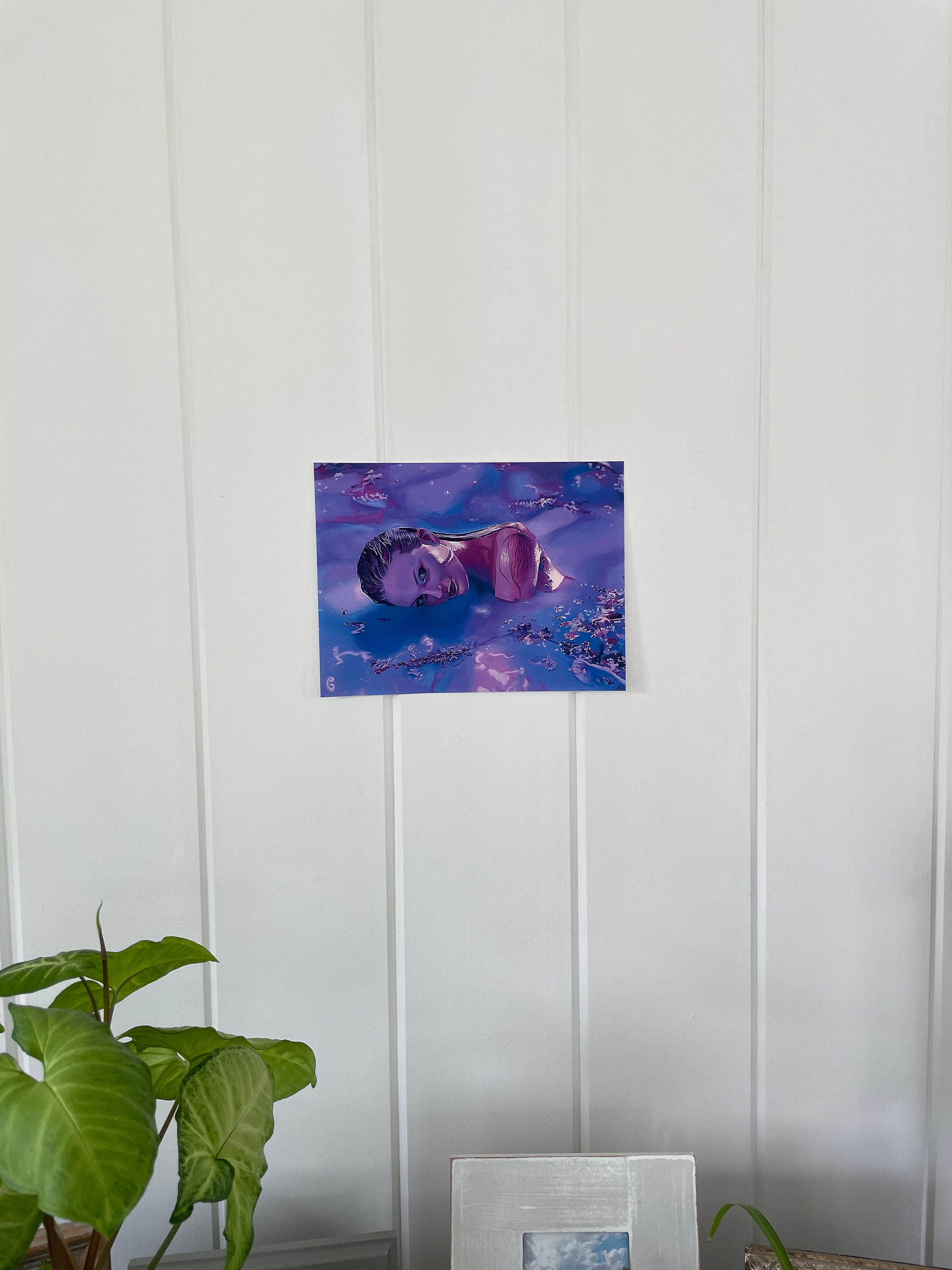 Lavender Haze Painting Print - Etsy
