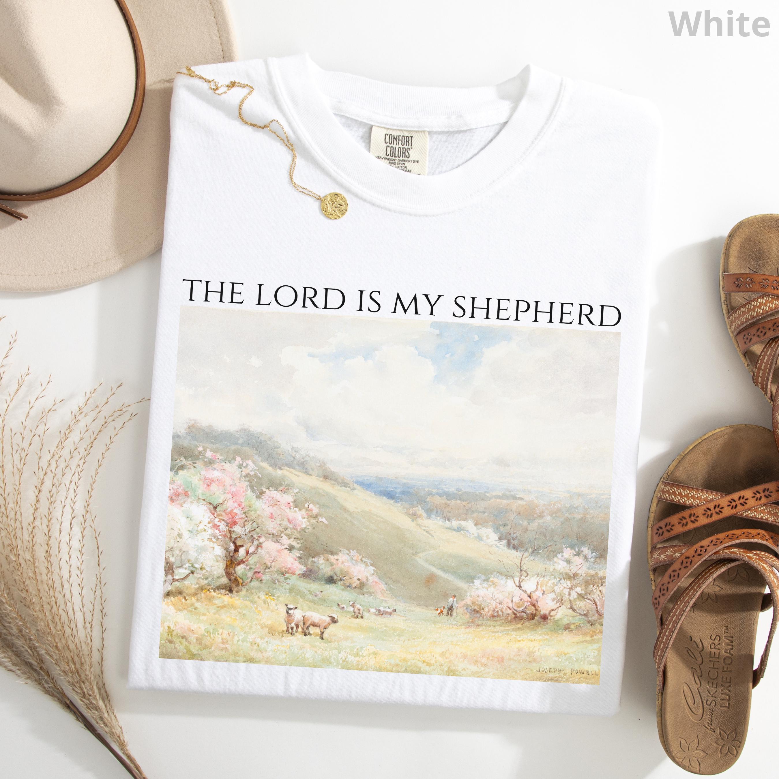 The Lord is My Shepherd Shirt, Comfort Colors® Bible Verse T-shirt ...