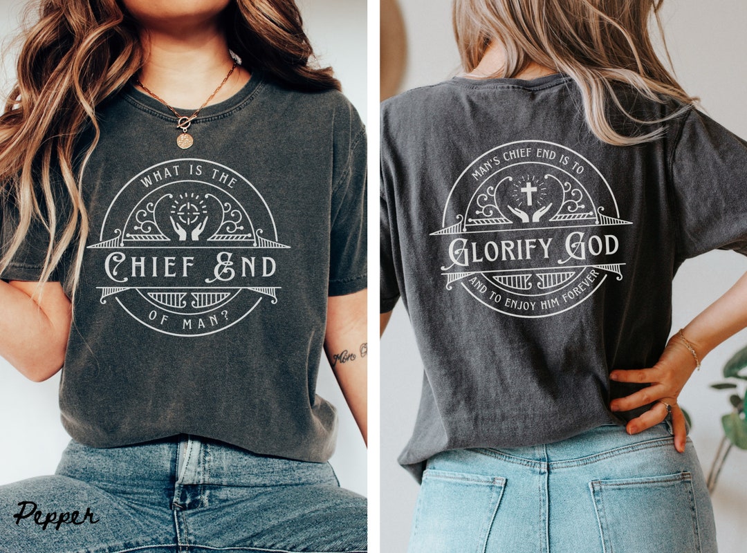 Catechism Shirt, Comfort Colors Reformed Christian T-shirt, Theology T ...