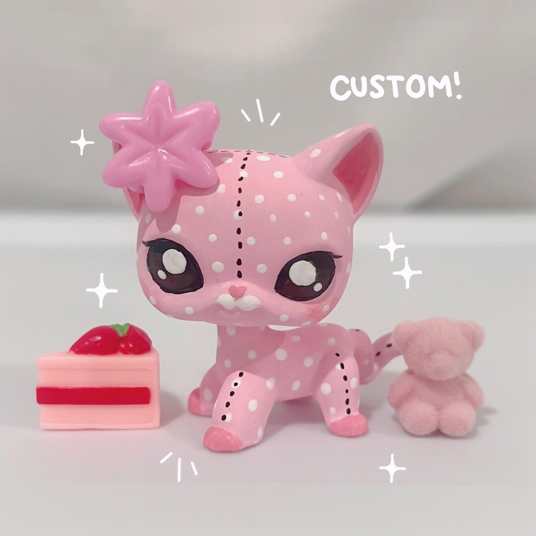 Custom LPS Custard the Plush Cat - Etsy