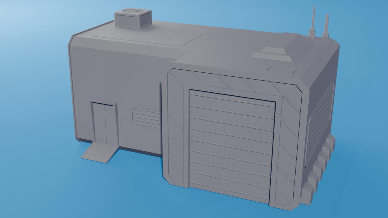 Sci-fi Building Pack .STL – 3D Printable Terrain Set (star Wars Legion ...