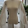 Pleated Mesh Sleeves Ruffled Sleeves Exquisite Sleeves Soft Tulle ...